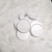 White Classic Happy Planner Discs, Plastic Planner Discs, Binding Disc ...