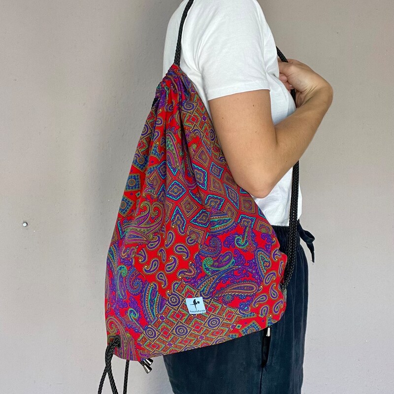Drawstring Backpack - Etsy
