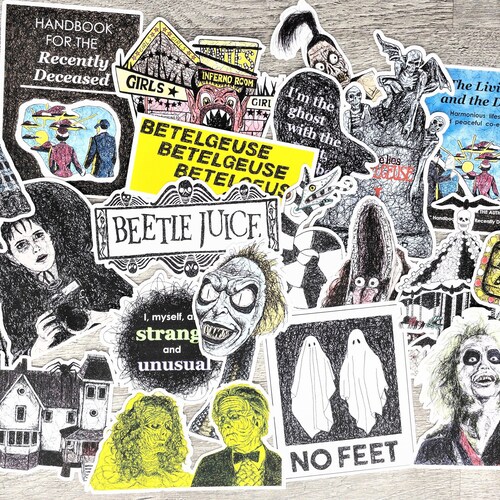 Beetlejuice Stickers - Etsy