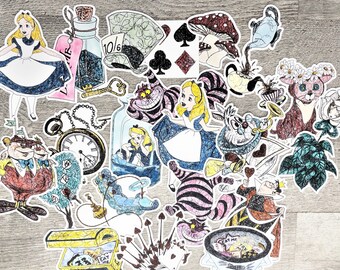 Alice in Wonderland Decal | Etsy UK
