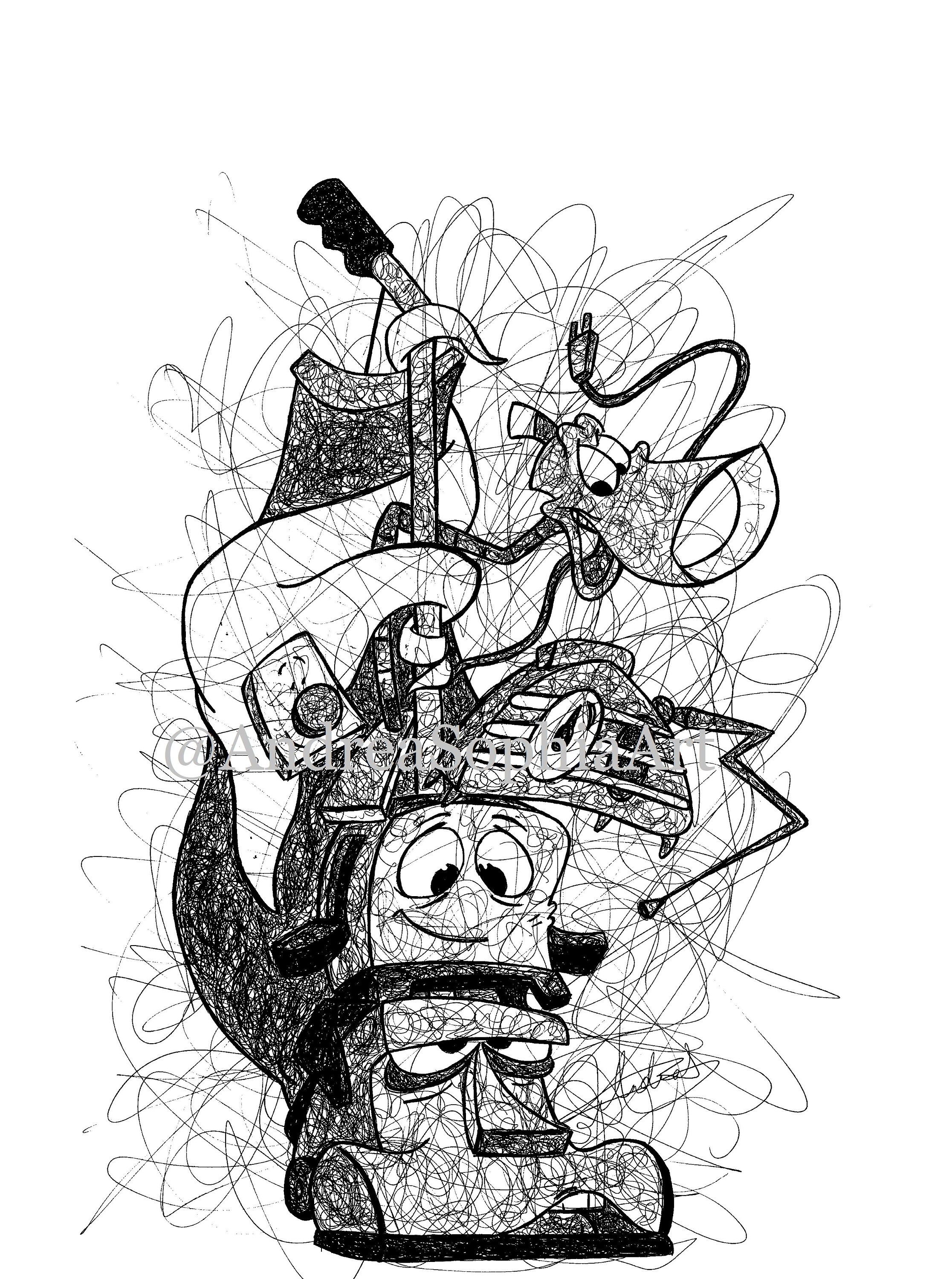 Brave Movie Characters Drawings