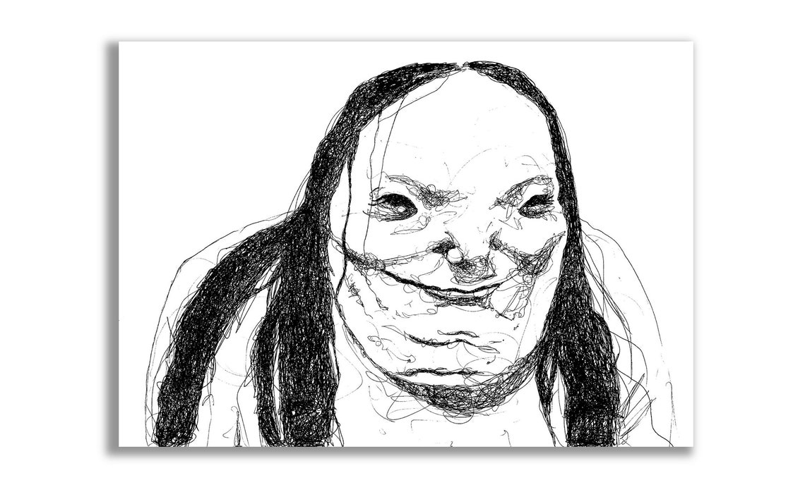 The Pale Lady Scary Stories to Tell in the Dark Black and | Etsy