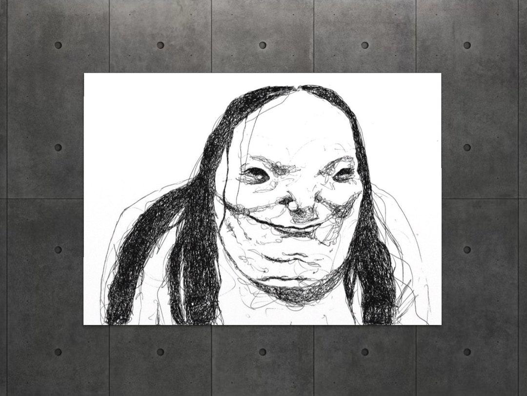 The Pale Lady, Scary Stories to Tell in the Dark Black and White Art ...