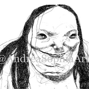 The Pale Lady, Scary Stories to Tell in the Dark Black and White Art ...