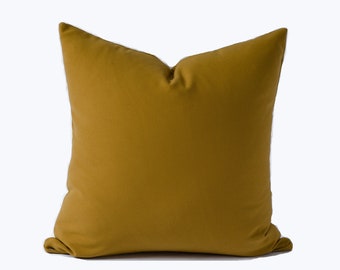 Mustard yellow pillow | Etsy