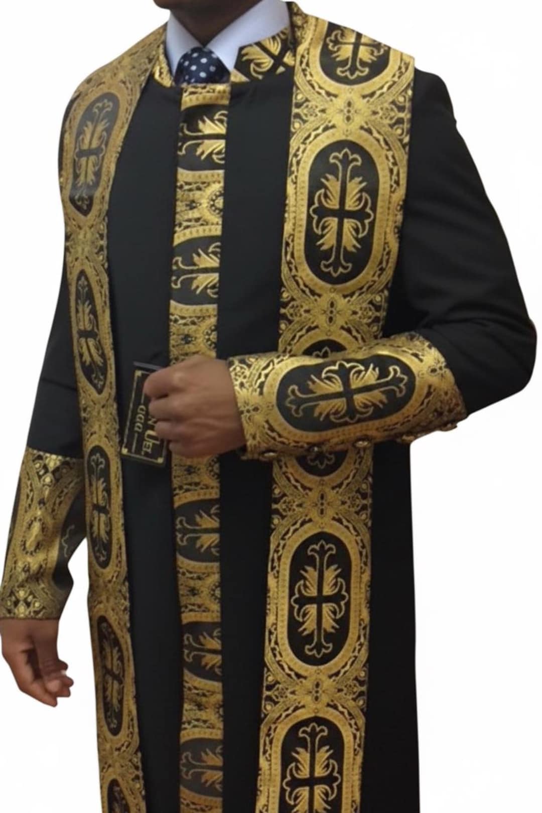 Clergy Robe Mens Cassock Pastor Bishop Minister Church Robe Vestments ...
