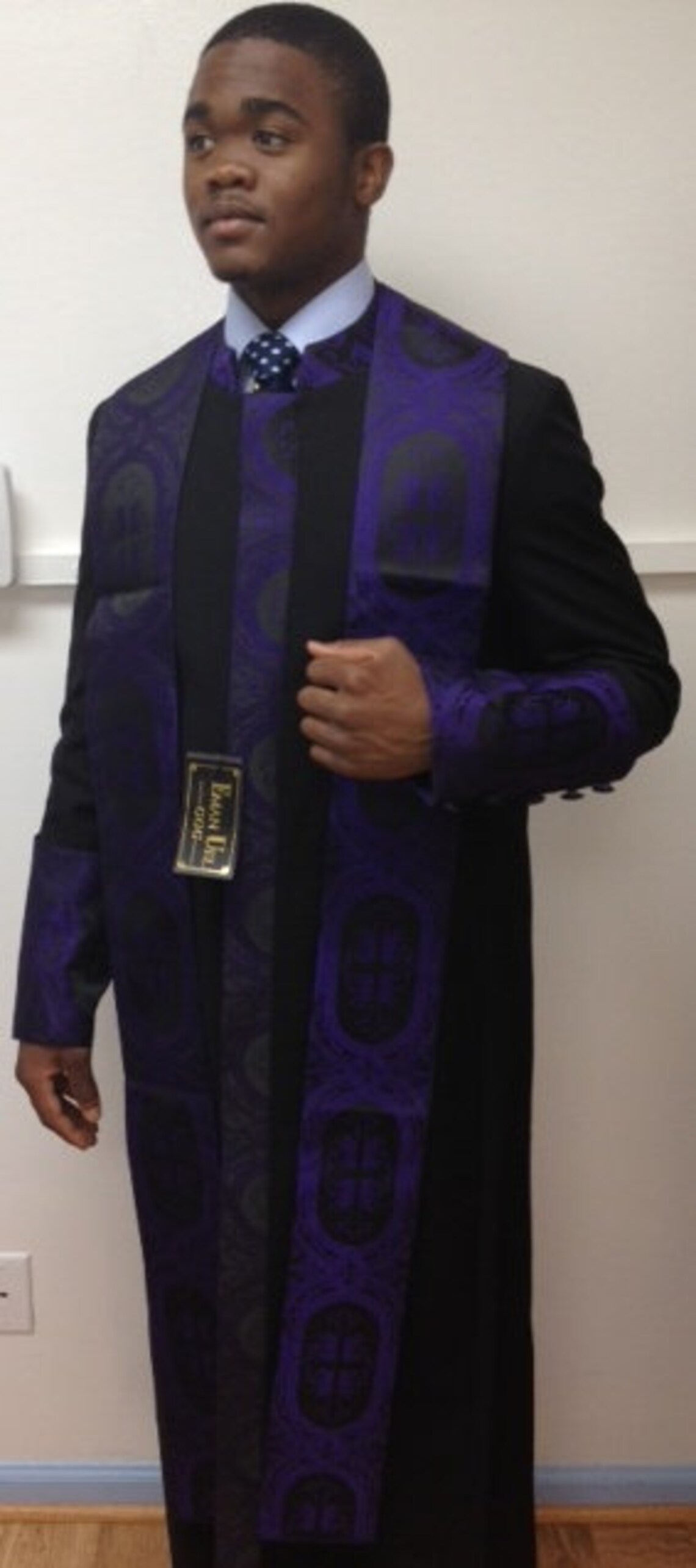 Clergy Robe Mens Cassock Pastor Bishop Minister Church Robe Vestments ...