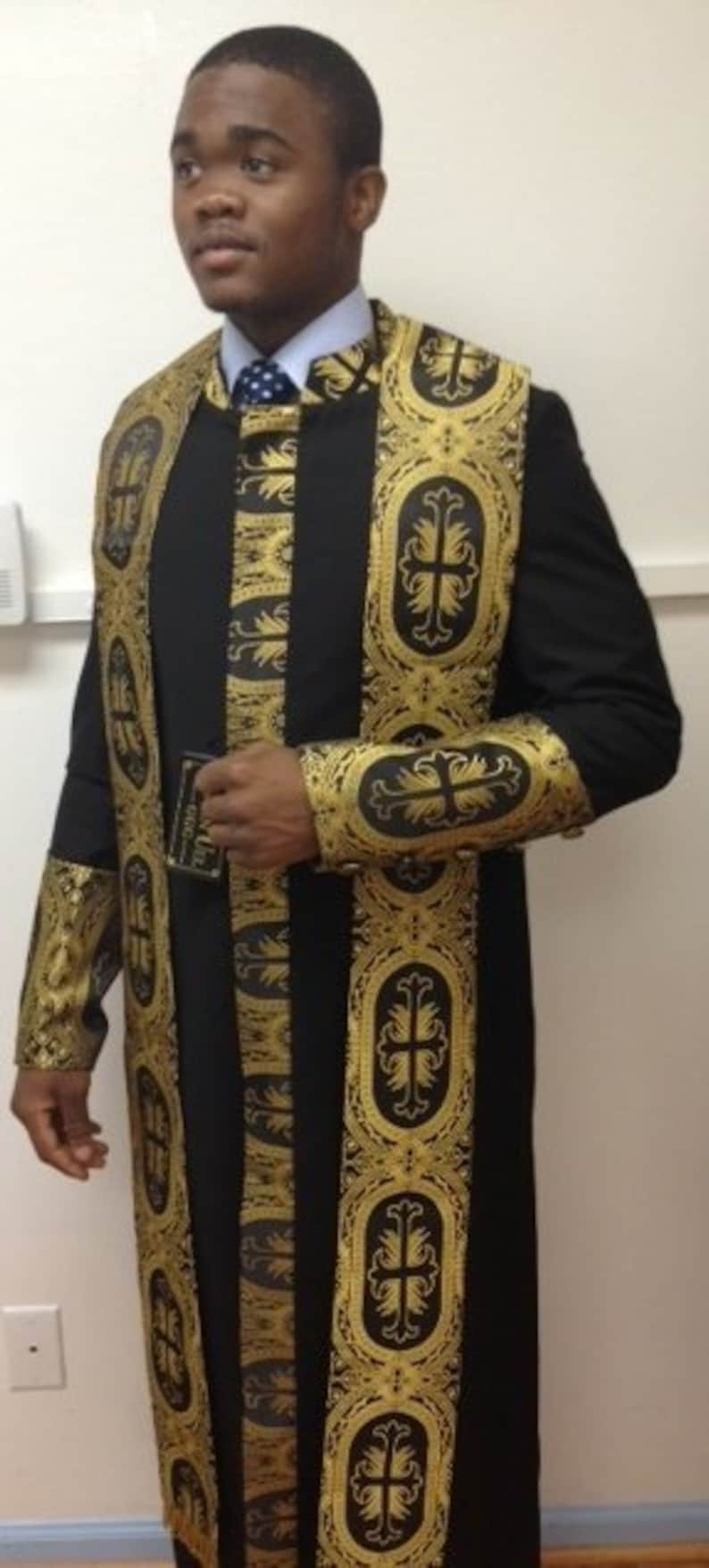 Clergy Robe Mens Cassock Pastor Bishop Minister Church Robe - Etsy UK