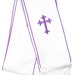 Embroidered Cross Clergy Stole - Reversible With Frills - Etsy
