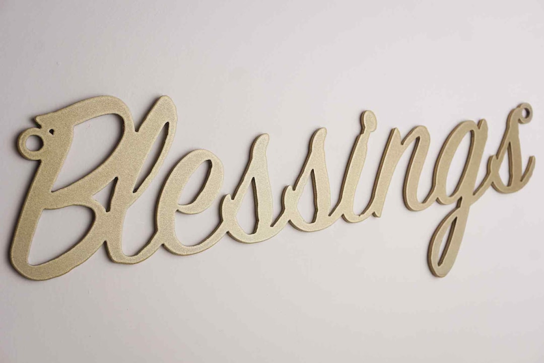 Blessings - Sign - Etsy