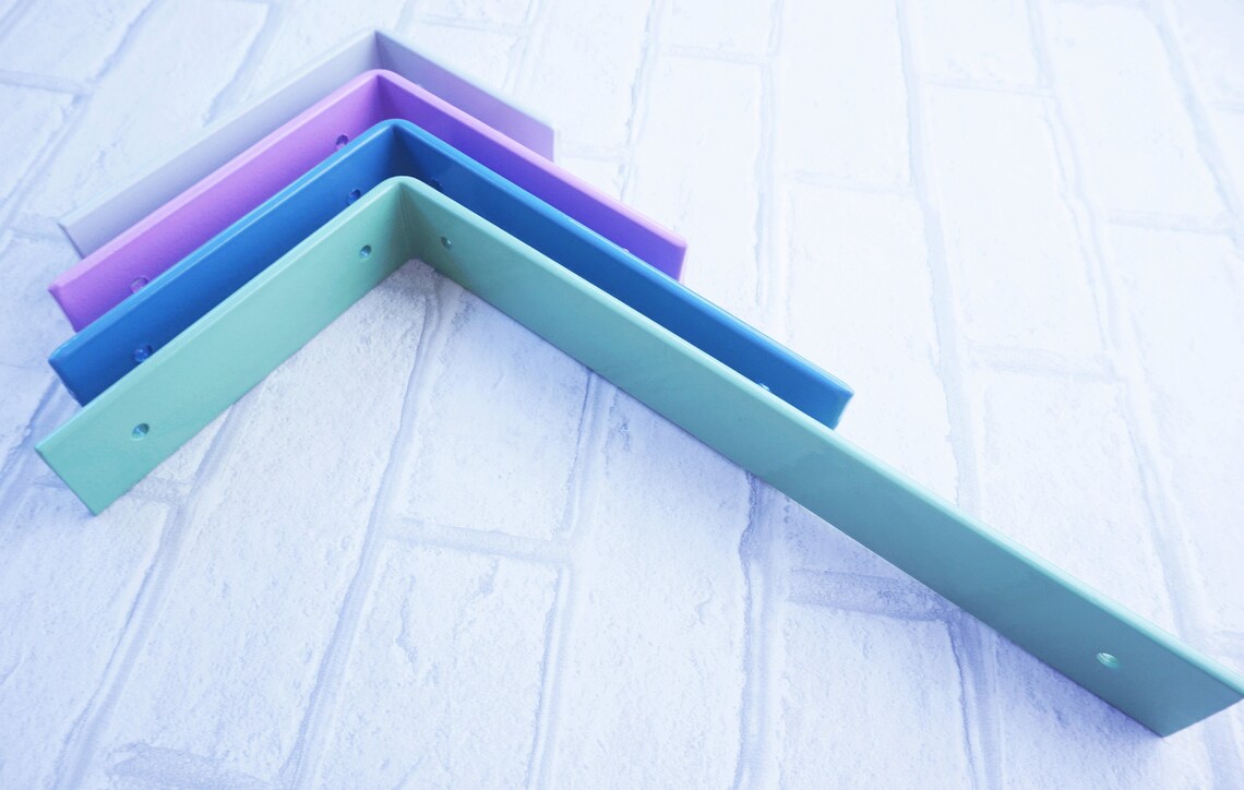 Heavy Duty Shelf Brackets / Colourful Shelving Bracket | Etsy