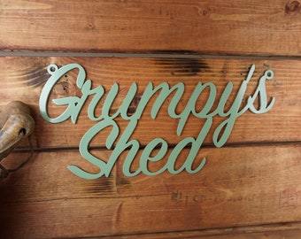 Grumpy Shed Sign - Etsy UK