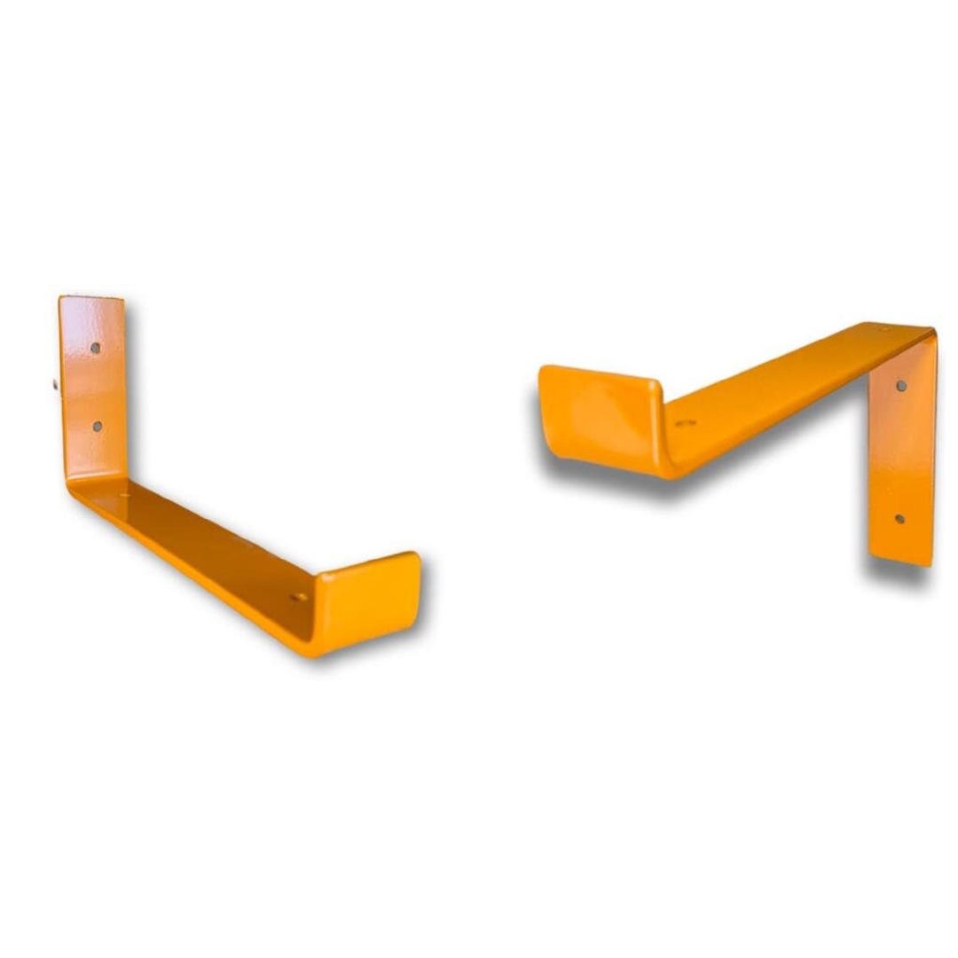 Orange Shelf Brackets Scaffold Board - 100mm - 325mm - RAL 2000 ...