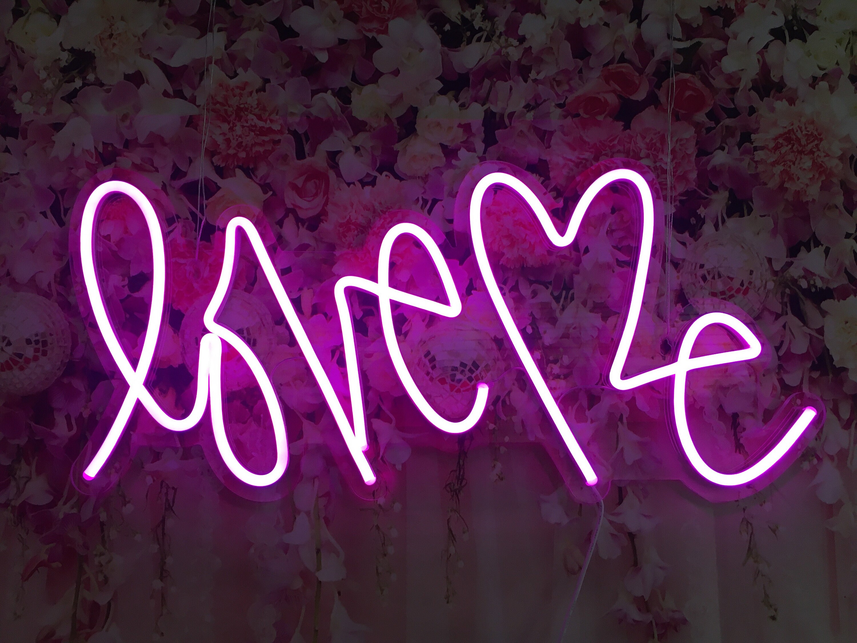 Love Neon Sign Love Me Wall Decor for Living Room Kids | Etsy