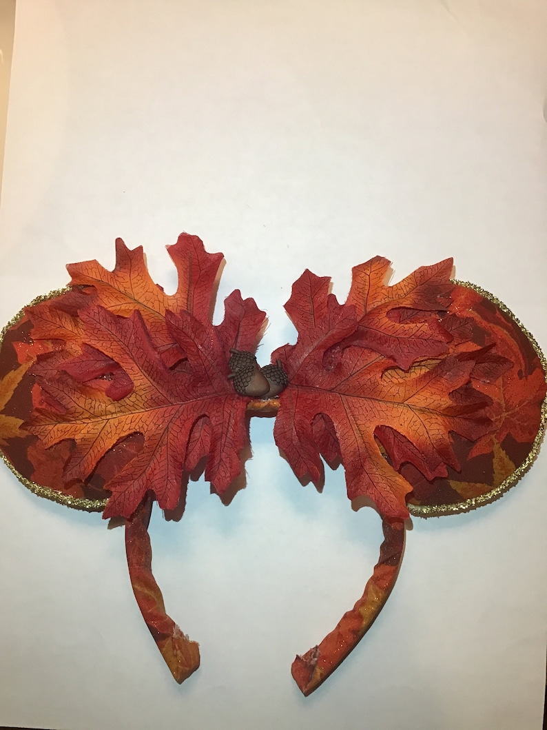 Mickey Mouse Ears Fall Thanksgiving Fashion Accessories - Etsy