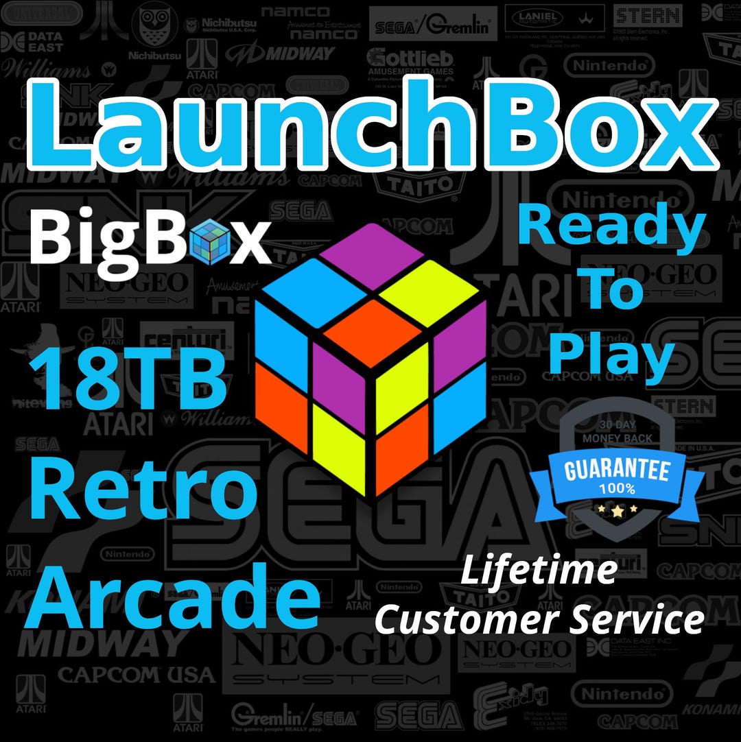 Launchbox/bigbox 18TB Game System for Windows PC Bigbox Lifetime ...