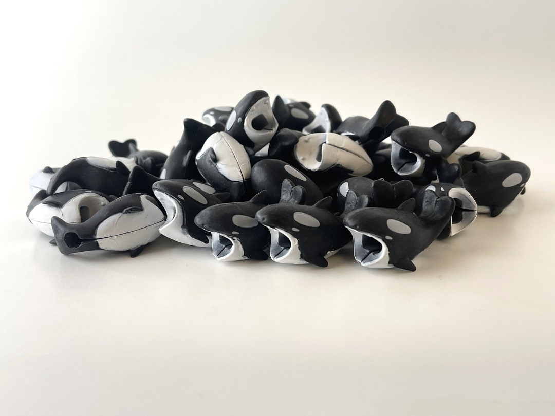 Whale Cute Animal Bite Cable Protector iPhone Android USB Cable ...