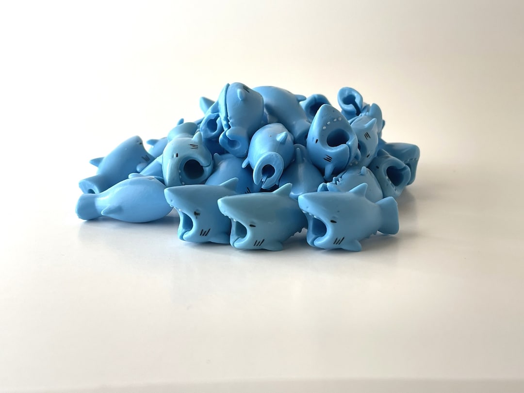 Baby Shark Cute Animal Bite Cable Protector iPhone Android USB Cable ...