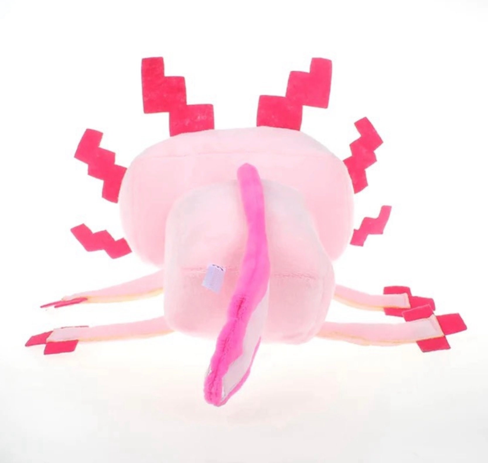 Premium Pink Pixel Block Axolotl Plushie - Etsy