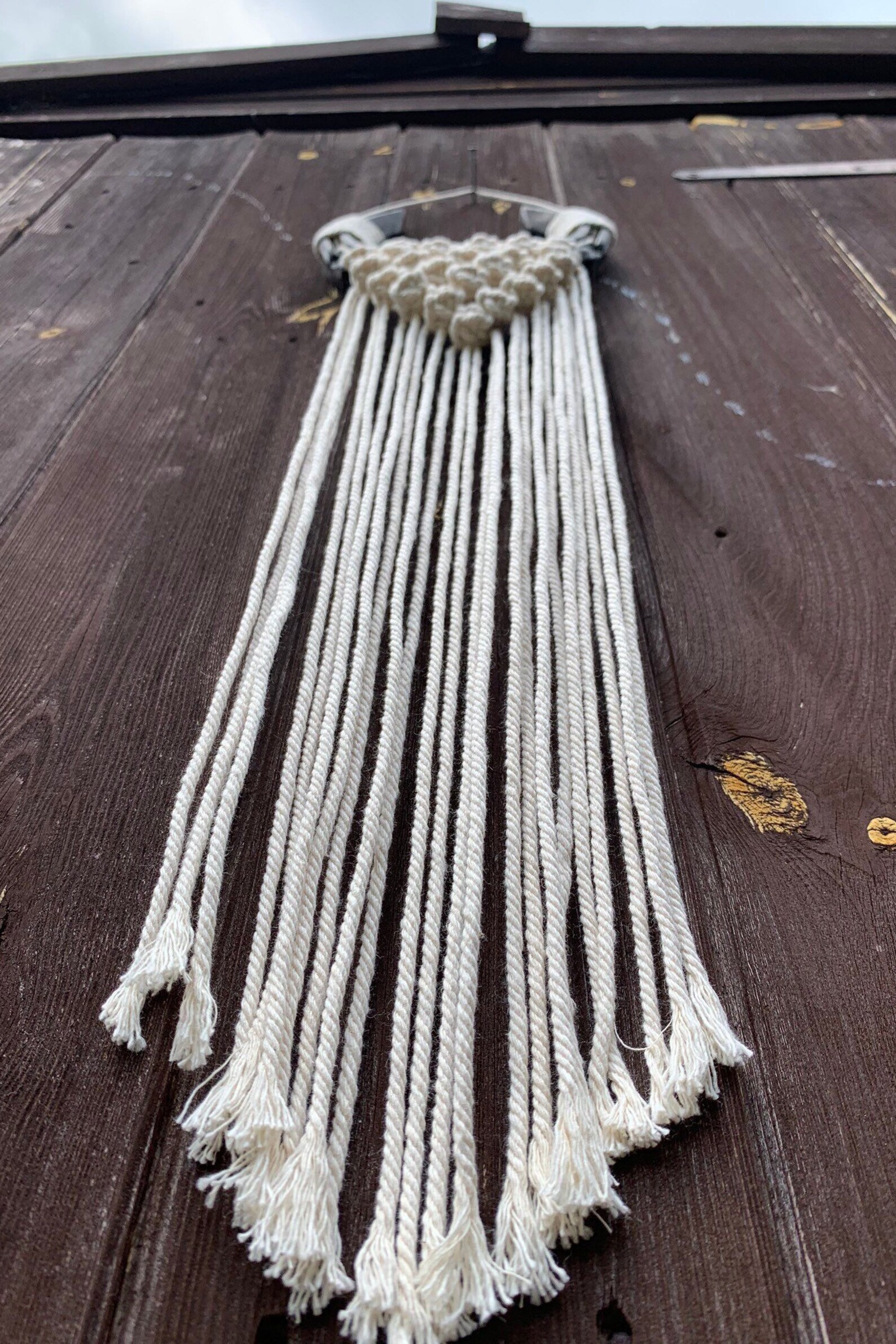 Horseshoe Western Wall Decor With Handmade Macrame House | Etsy