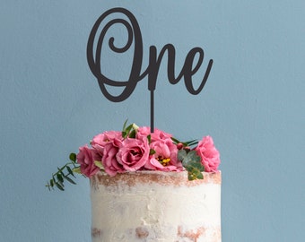 Cake Smash Topper One Cake Topper Birthday Cake Topper Cake Decoration ...
