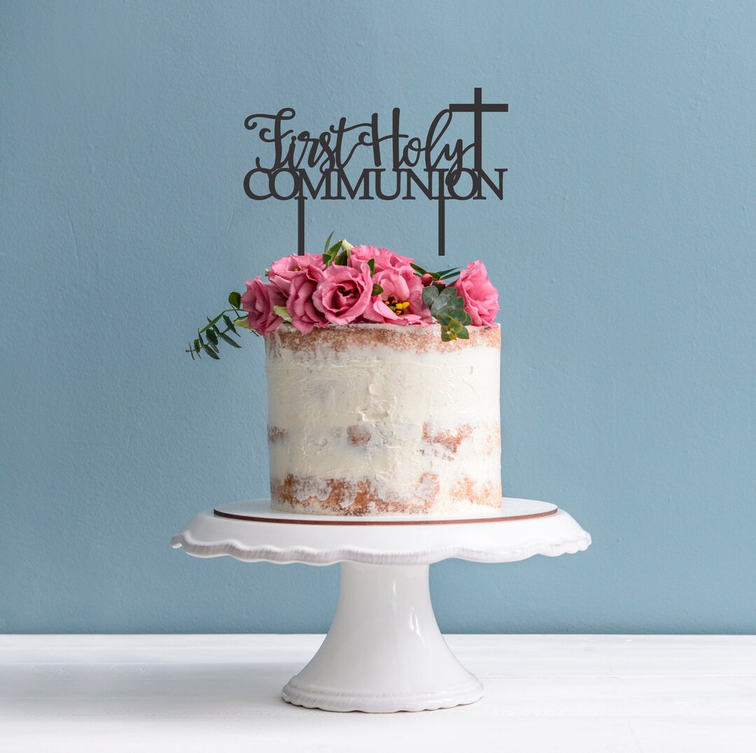 Communion Cake Topper First Holy Communion Cake Topper Communion Cake ...