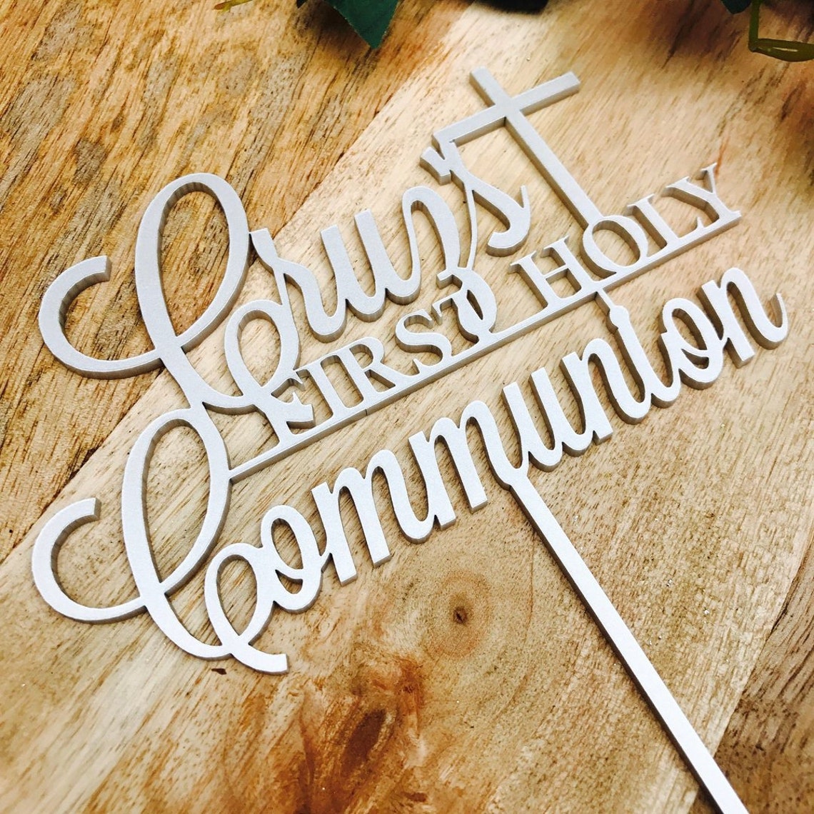 Holy Communion Cake Topper Communion Cake Topper Personalised - Etsy