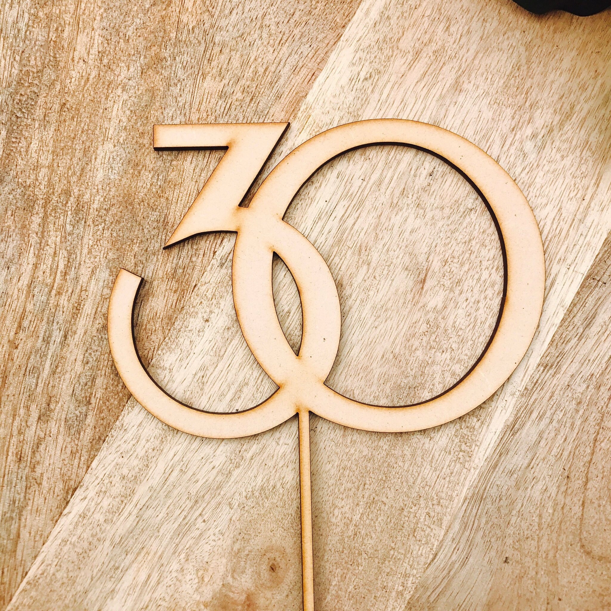 Timber Thirty Cake Topper 30th Birthday Cake Topper Cake - Etsy