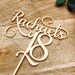 18th Birthday Cake Topper Personalised With Name Cake Topper Cake ...