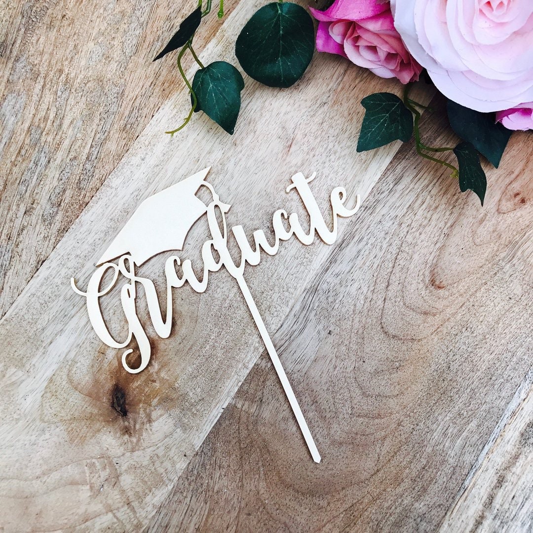 Graduation Cake Topper Graduation Cake Topper Congrats Grad - Etsy Canada