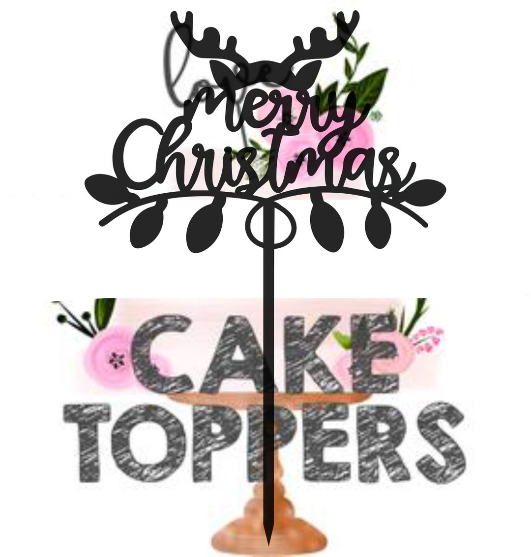 Merry Christmas Cake Topper Cake Toppers Cake Decoration Cake Topper