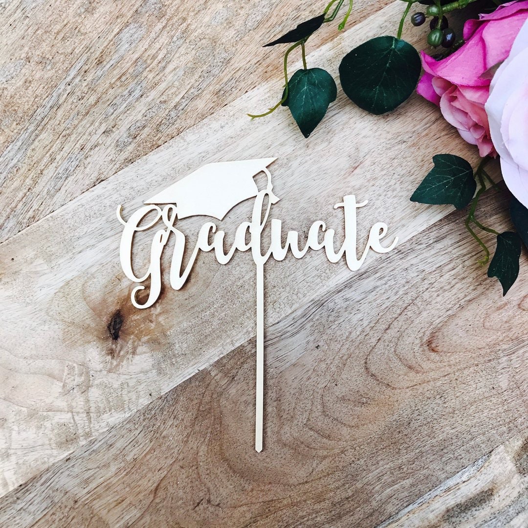 Graduation Cake Topper Graduation Cake Topper Congrats Grad Graduation ...