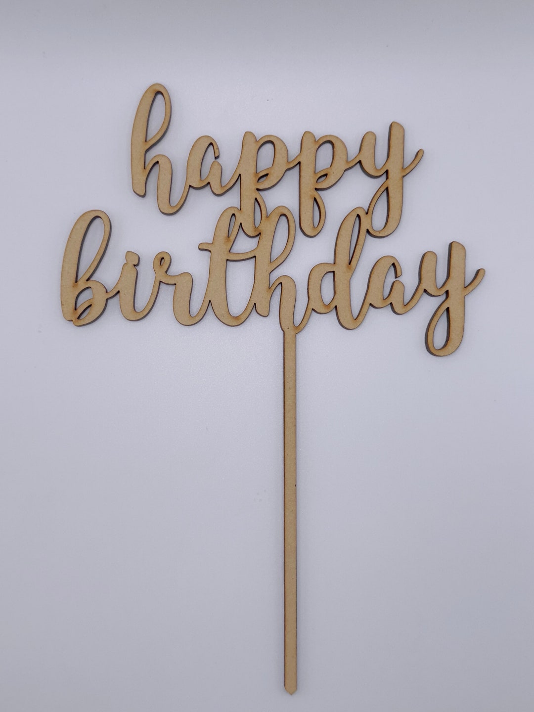 Happy Birthday Cake Topper - Etsy