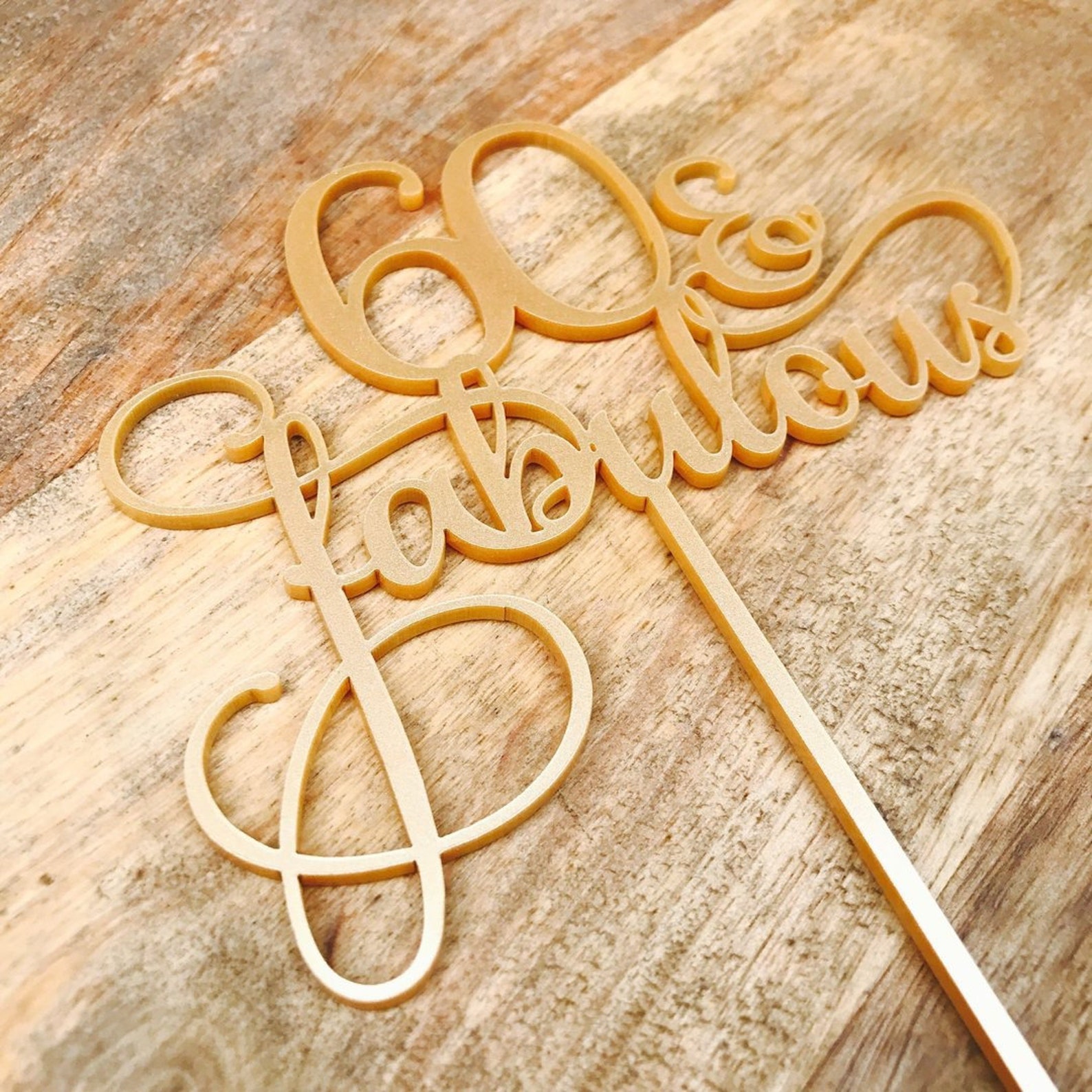 60 & Fabulous Cake Topper 60th Birthday Cake Topper Cake | Etsy Australia