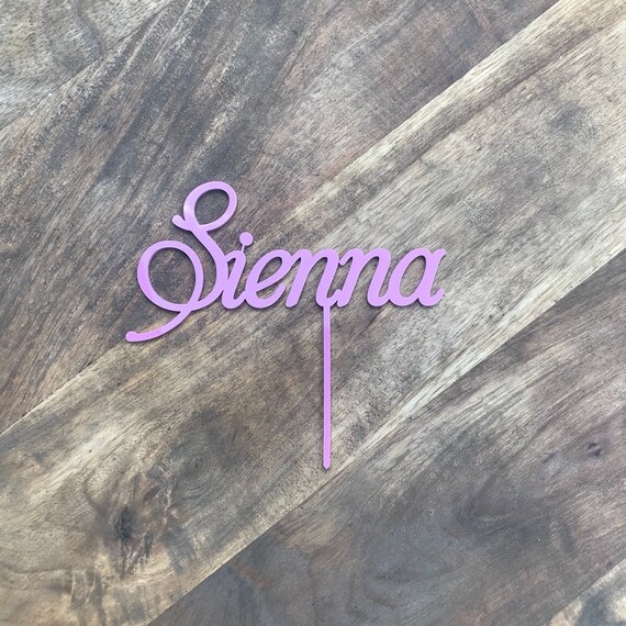 Personalised Name Cake Topper Birthday Cake Topper Custom Cake | Etsy