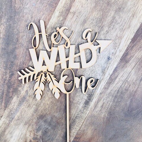 Wild ONE Cake Topper. Arrows Cake Topper. Wild One First | Etsy UK