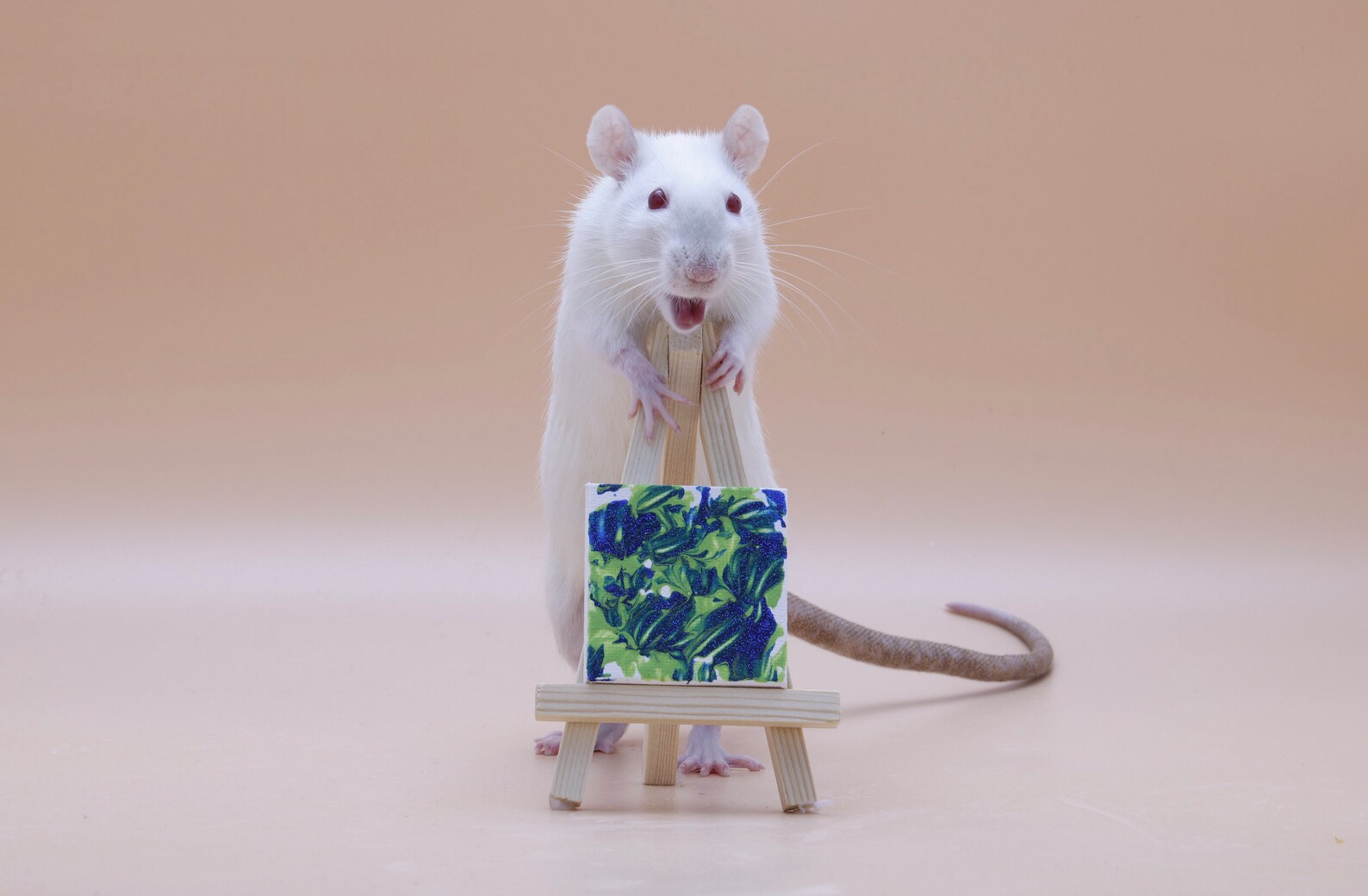 Rat Painting 2x2 - Etsy
