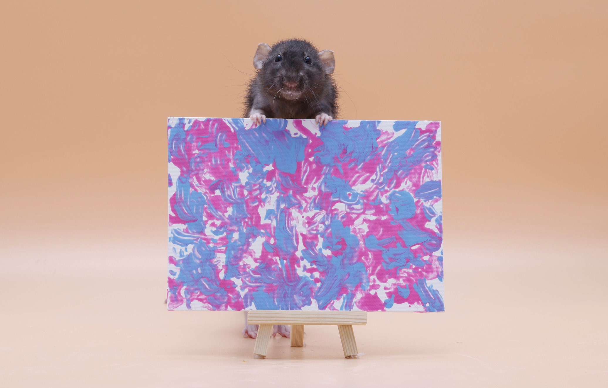 Rat Painting 5x7 | Etsy