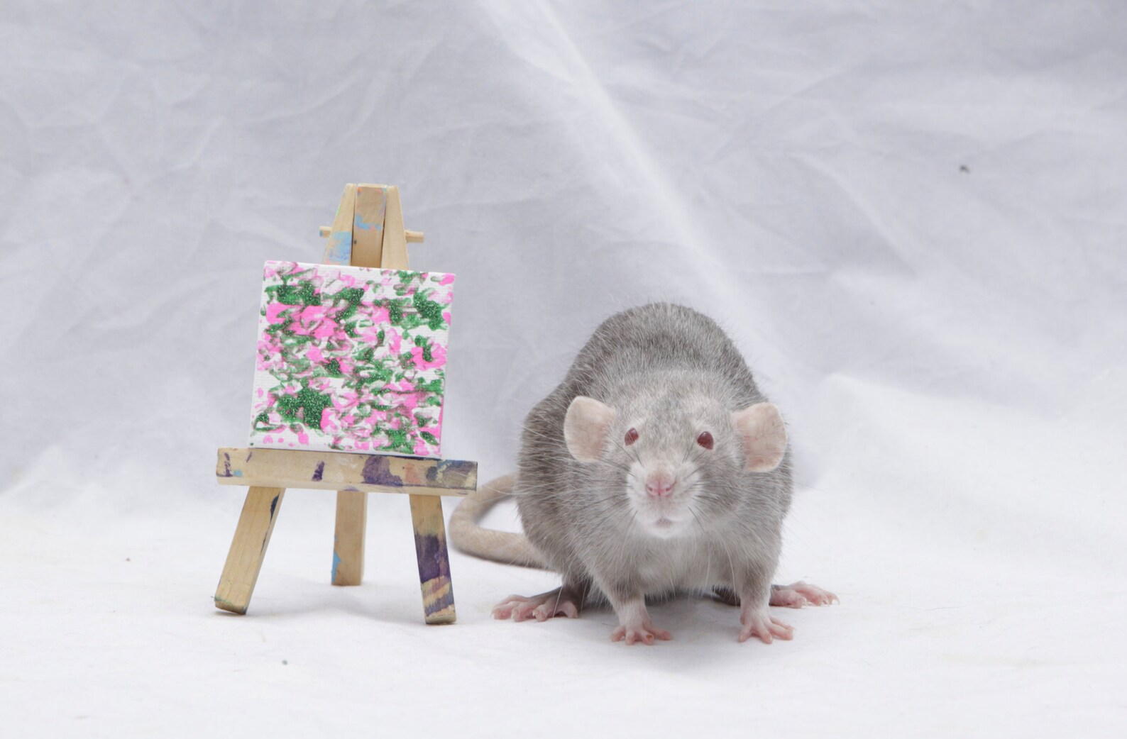 Rat Painting 2x2 - Etsy