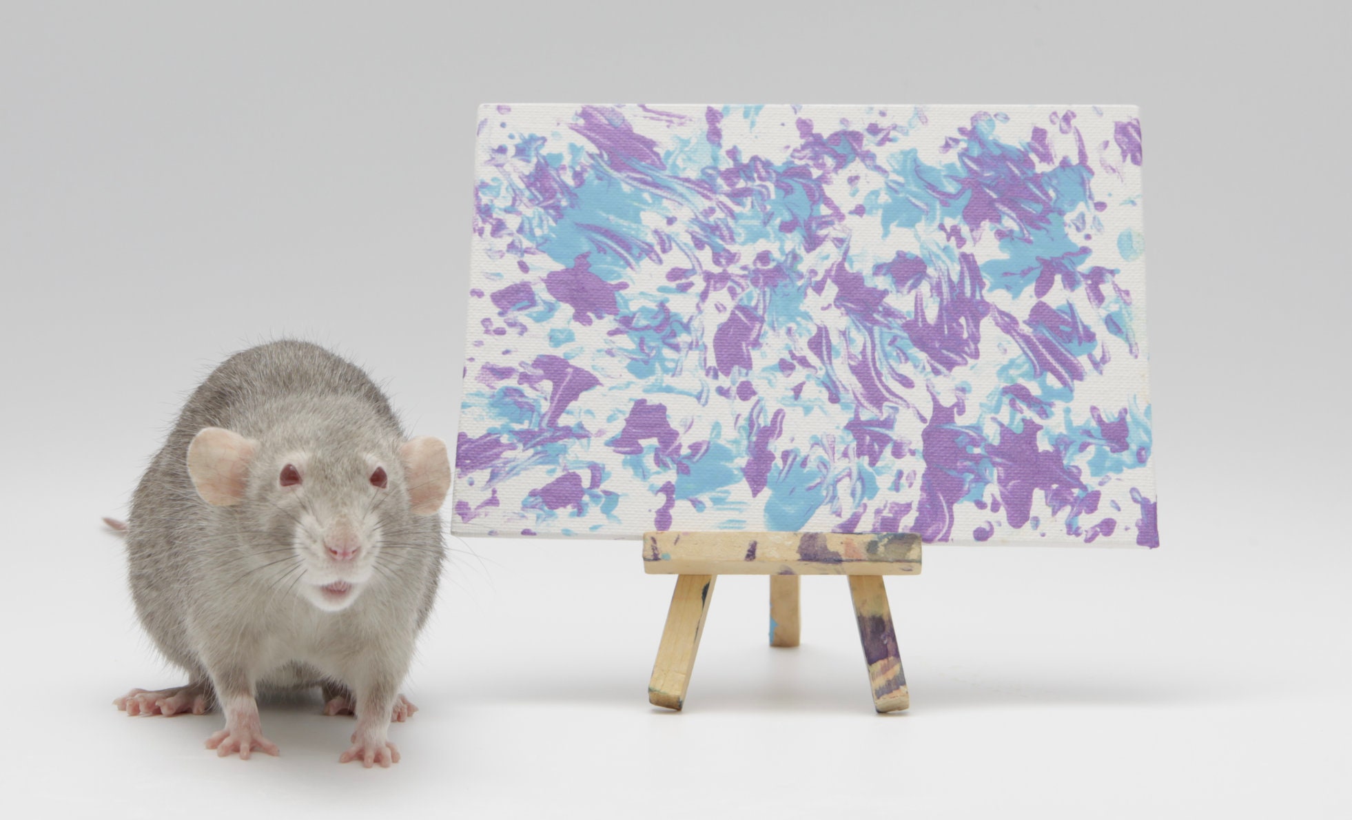 Rat Painting 5x7 | Etsy