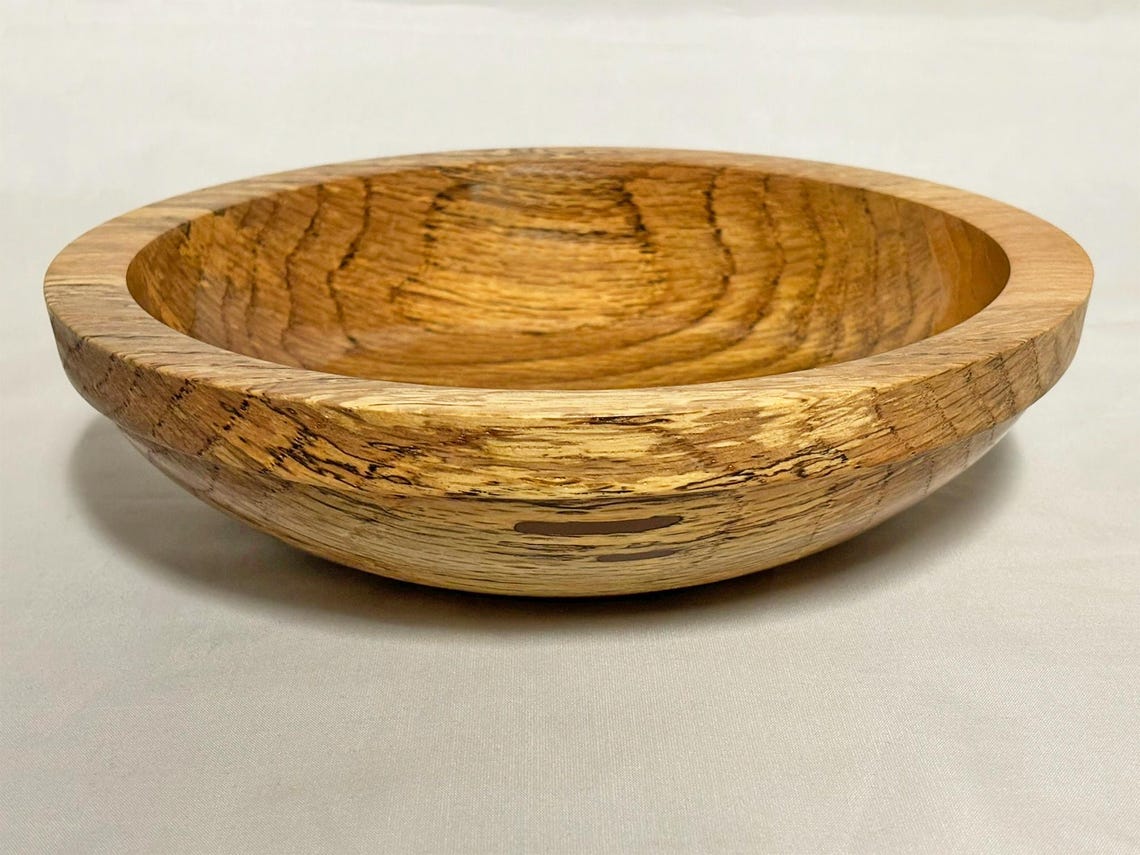 Chestnut Wood Turned Bowl - Etsy