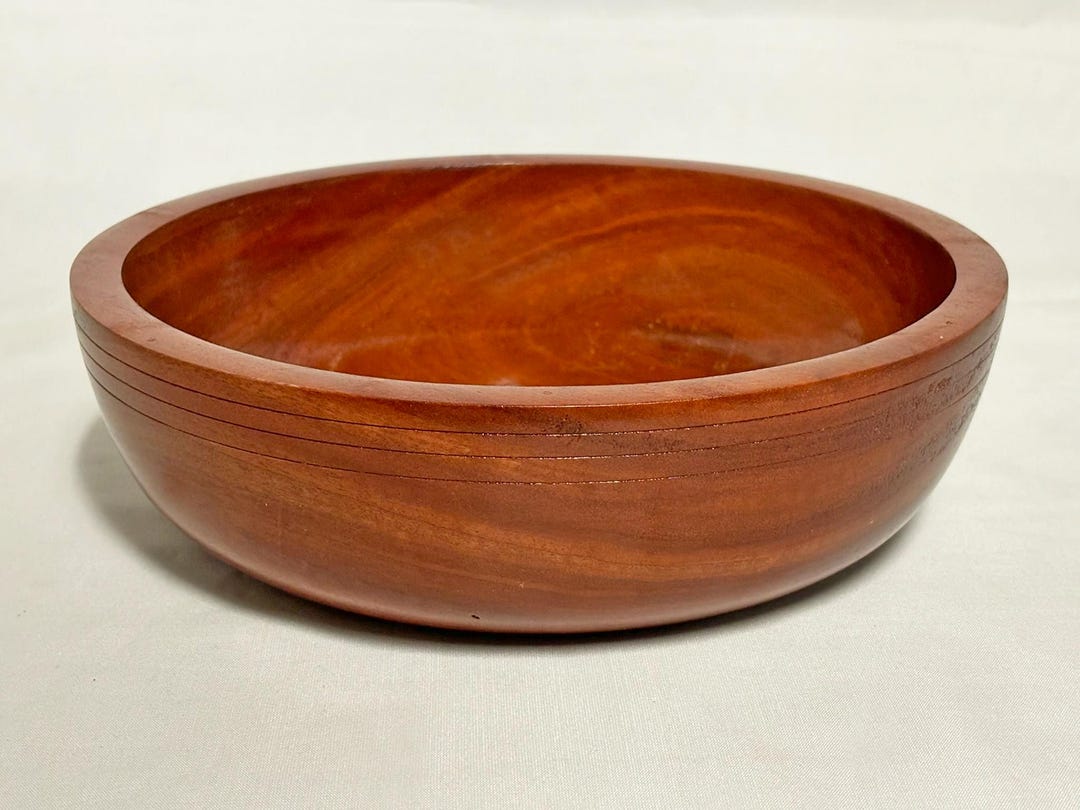 Red Heart Wood Turned Bowl - Etsy