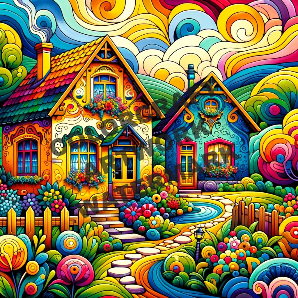 16 High-res Digital Art Bundle for Puzzle - Etsy