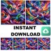 11 Color Splash Digital Art Designs - Hi-res, Commercial Use, Instant ...
