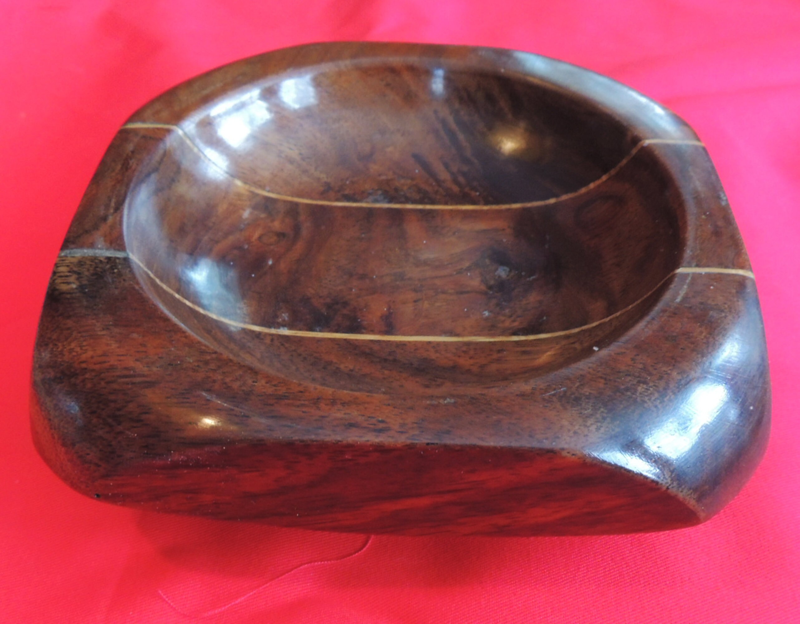 Square Rosewood Floating Bowl - Etsy