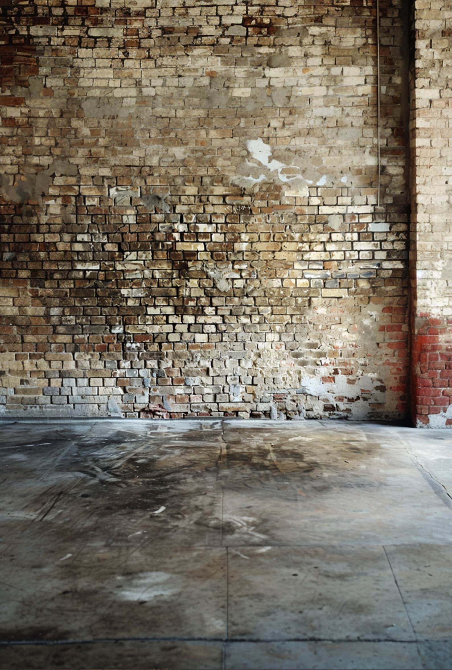 Rustic Brick Wall Digital Backgrounds, Vintage Brick Building, Senior ...