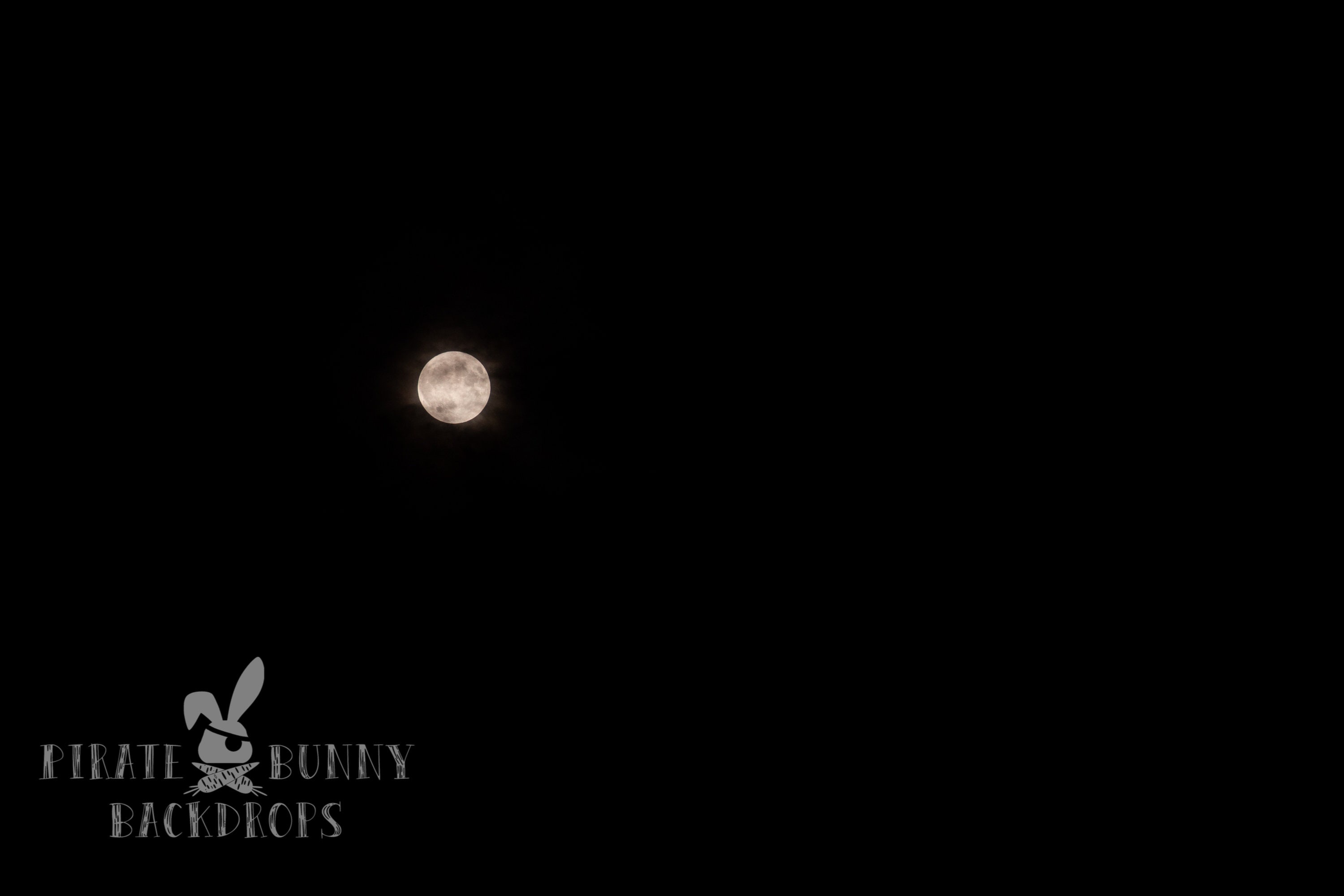 Moon Overlays Set of 4, Twilight Background, Night Sky Overlay, Digital ...