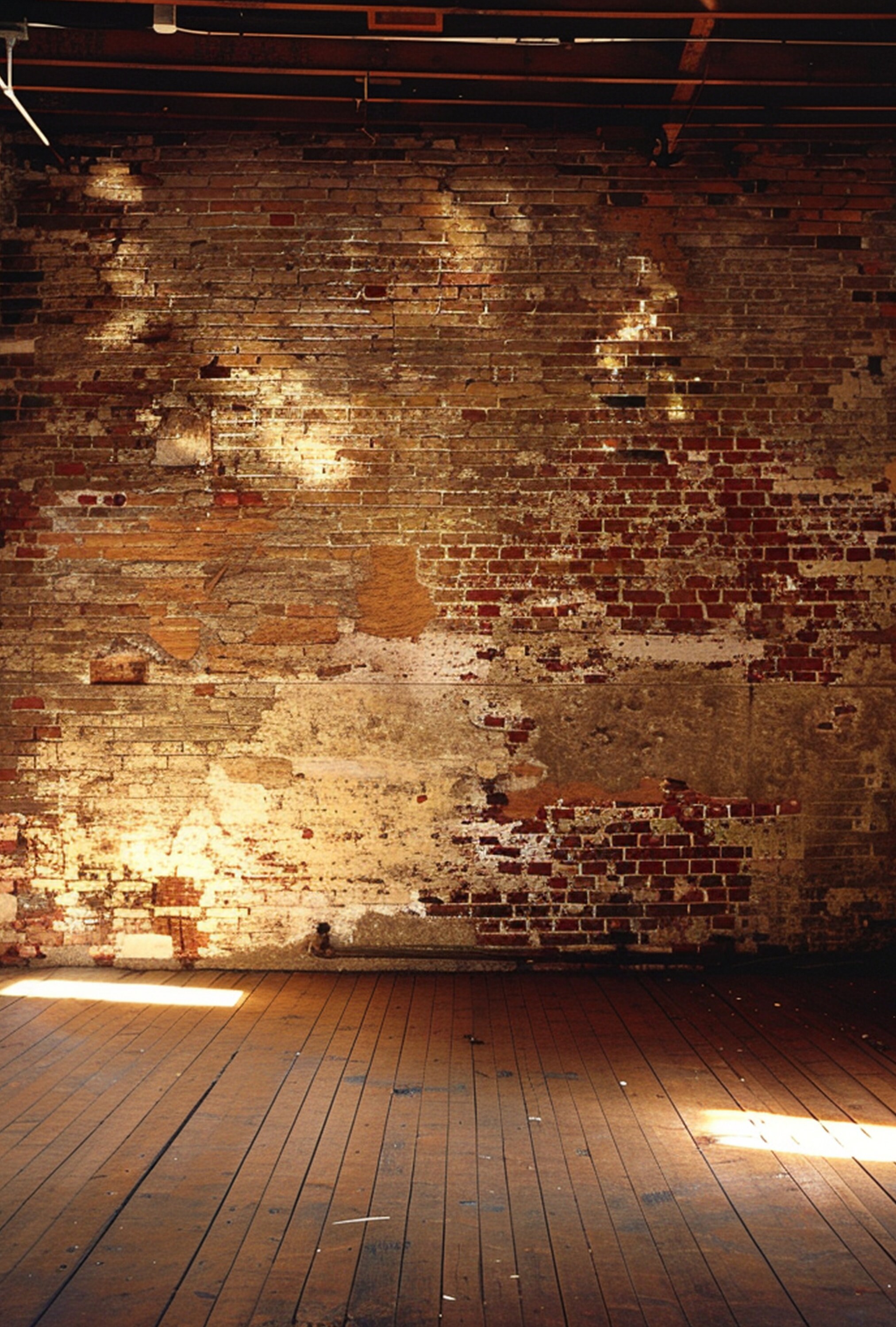 Rustic Brick Wall Digital Backgrounds, Vintage Brick Building, Senior ...