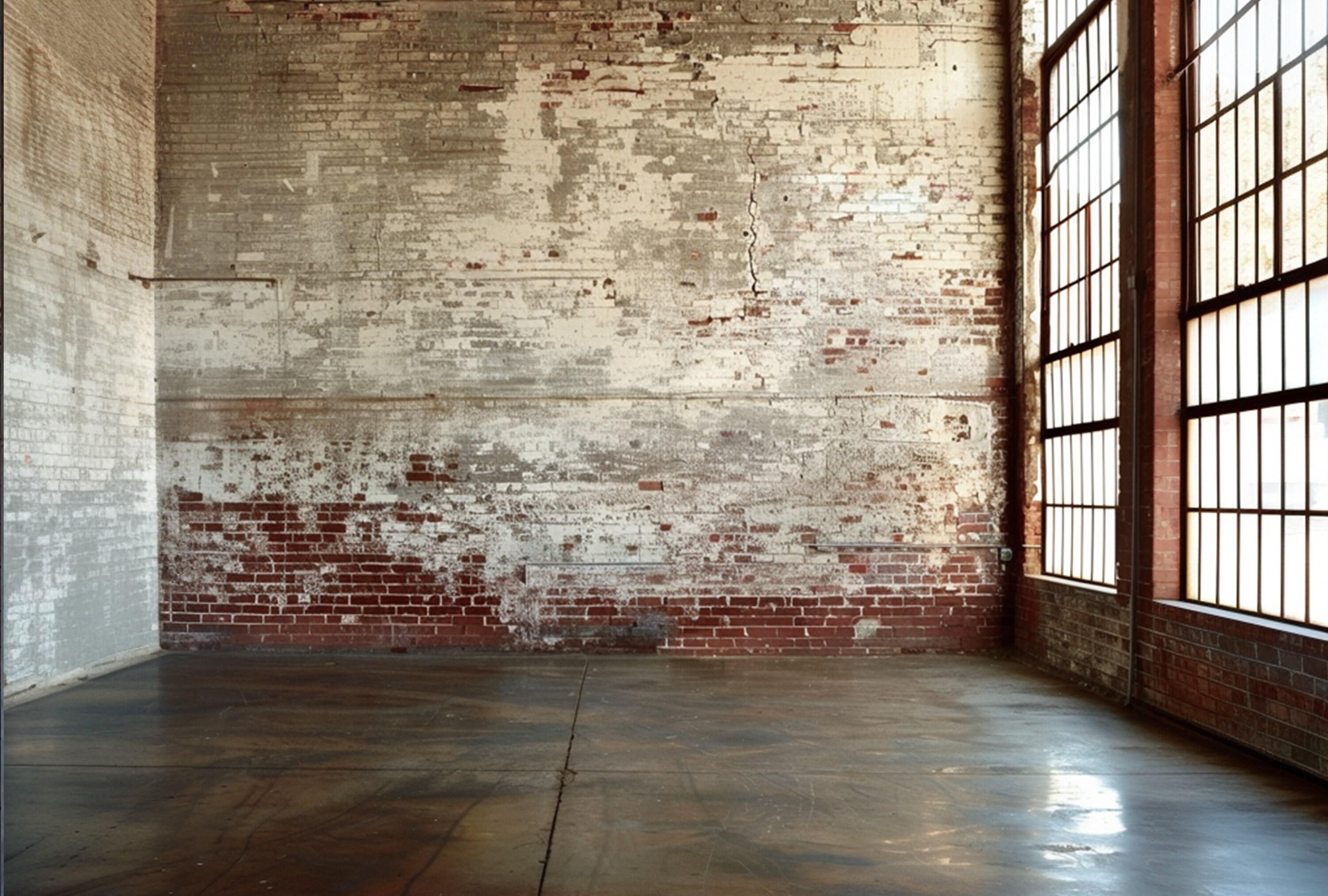 Rustic Brick Wall Digital Backgrounds, Vintage Brick Building, Senior ...