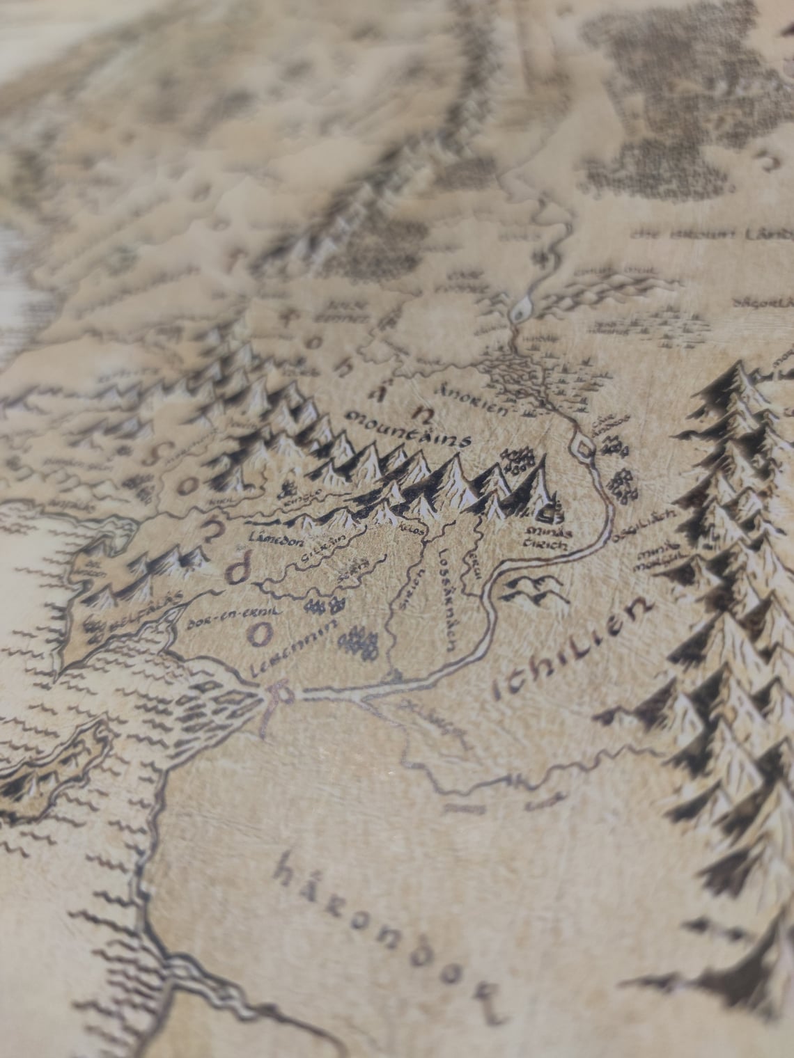 Middle Earth Map, Lord of the Rings Map, Map of Middle Earth, Lord of ...